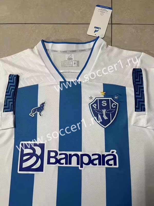 2023-2024 Paysandu SC Home Blue&White Thailand Soccer Jersey AAA-6032 ...