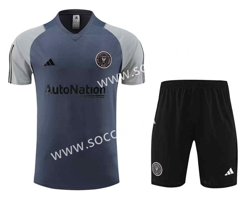 2023-2024 Inter Miami FC Light Grey Thiland Soccer Uniform-4627,Inter ...