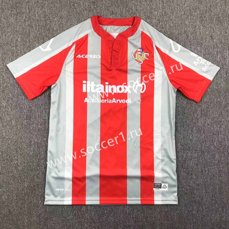 2024-2025 US Cremonese Home Red&Gray Thailand Soccer Jersey AAA-417,US ...