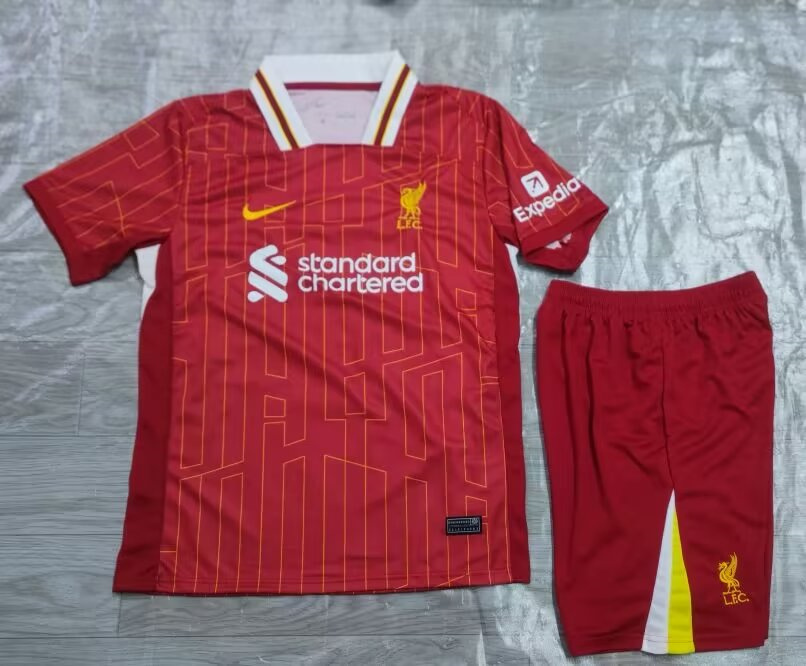 2024-2025 Liverpool Home Red Soccer Uniform-718,Liverpool