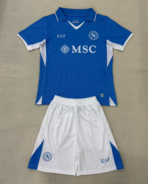 2024-2025 Napoli Home Blue Soccer Uniform-AY,Napoli