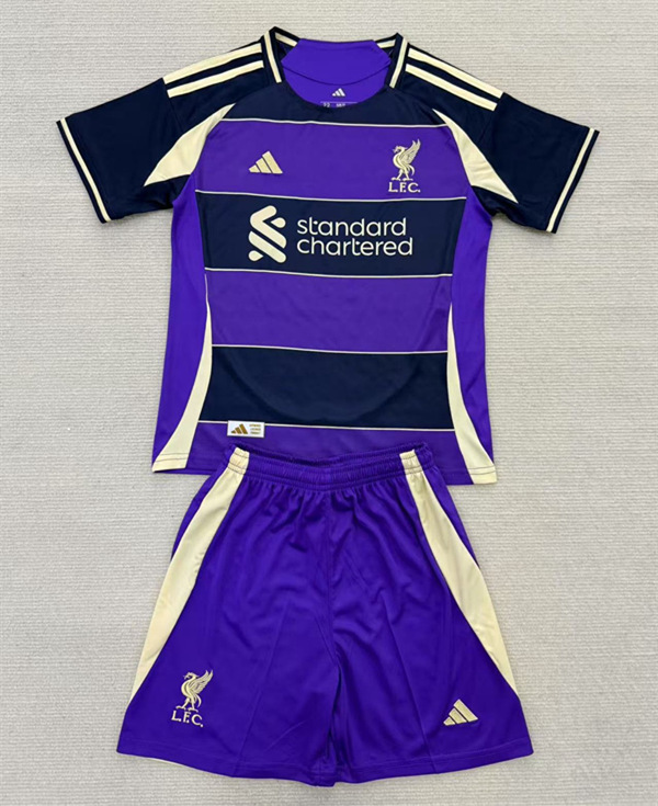 2025-2026 Concept Version Liverpool Purple Soccer Uniform-AY,Liverpool