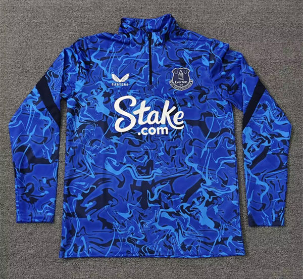 2025-2026 Everton BlueThailand Soccer Tracksuit -5692,Everton